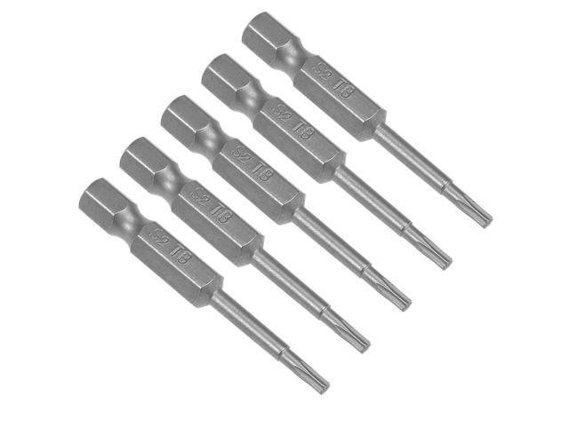 Click here for 5pcs 50mm Long 1/4 Hex Shank T8 Torx Head Screwdri... prices