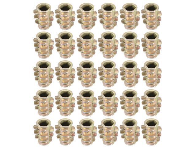 Click here for Threaded Insert Nuts Zinc Alloy Hex-Flush M4 Inter... prices