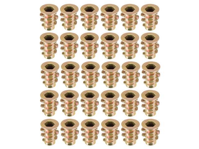 Click here for Threaded Insert Nuts Zinc Alloy Hex Socket M4 Inte... prices