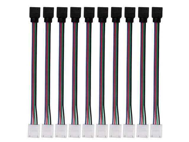 Click here for Unique Bargains 10pcs 4 Pin 5050 LED RGB Strip Lig... prices