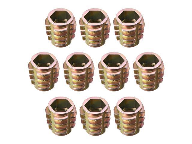 Click here for Threaded Insert Nuts Zinc Alloy Hex-Flush M8 Inter... prices
