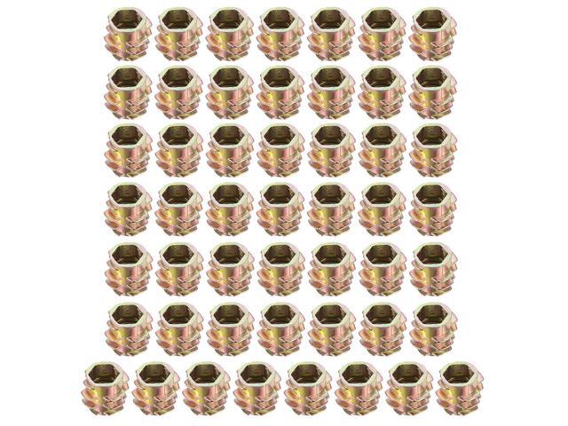 Click here for Threaded Insert Nuts Zinc Alloy Hex-Flush M6 Inter... prices