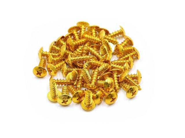 Click here for 50pcs Universal Gold Tone Motorcycle Round Cross H... prices