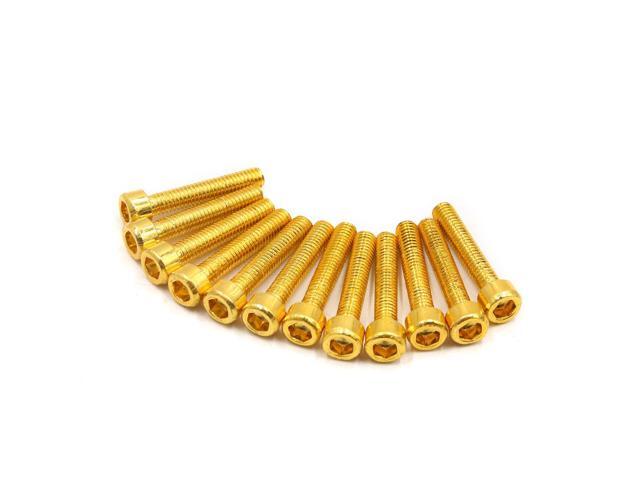 Click here for 12 Pcs Gold Tone Metal 6mm Thread Dia Hexagon Bolt... prices