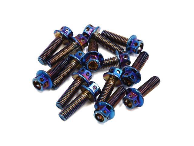 Click here for 14pcs Colorful M6 Motorcycle Titanium Alloy Hexago... prices