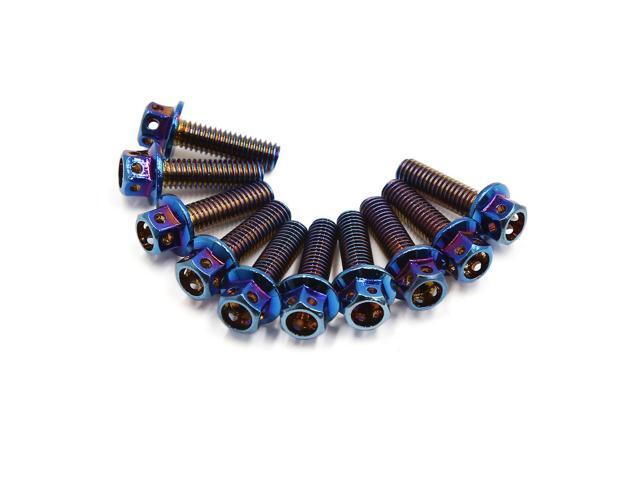 Click here for 10pcs Colorful M6 Motorcycle Titanium Alloy Hexago... prices