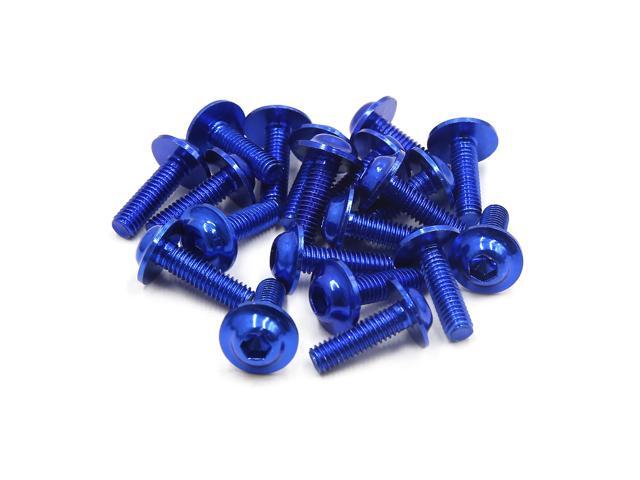 Click here for 20pcs Blue Aluminum Alloy Motorcycle Hex Socket He... prices