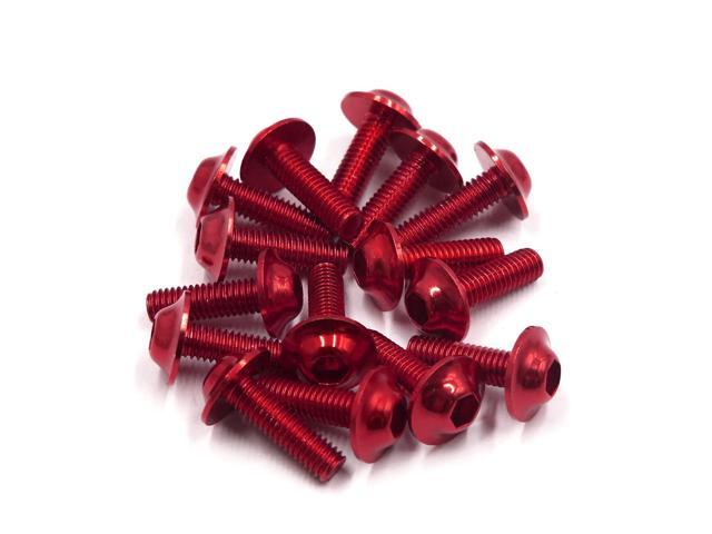 Click here for 15PCS M6 x 20mm Red Hexagon License Plates Fairing... prices