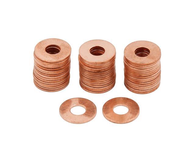 Click here for 50 Pcs 6mm Inner Diameter Copper Washers Flat Seal... prices