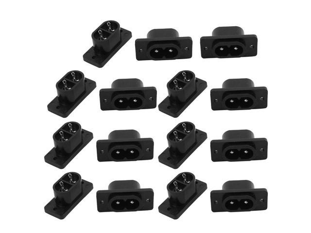 Click here for 15Pcs AC 250V 2.5A IEC320 C7 Male Panel Mount Powe... prices