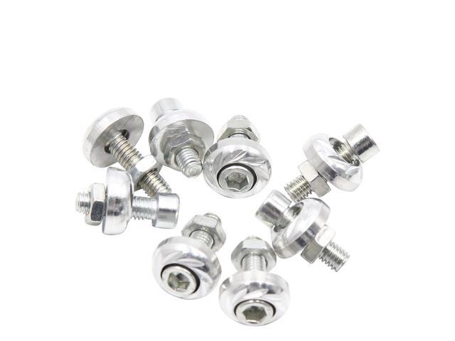 Click here for 8pcs Aluminum Alloy License Plate Bolt Screw Nuts... prices