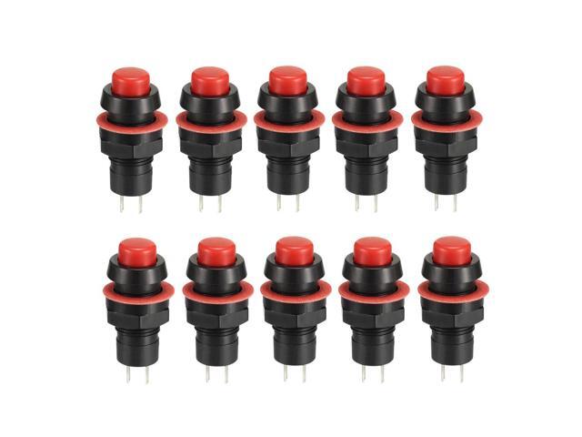 Click here for 10mm Mounting Hole Red Latching Push Button Switch... prices