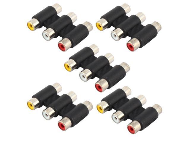 Click here for AV Audio Video 3 RCA Female to Female Joiner Coupl... prices