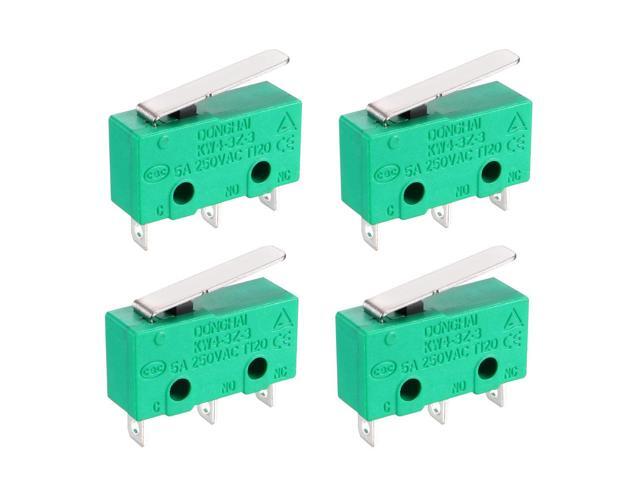 Click here for 4PCS KW4-3Z-3 Micro Limit Switch SPDT NO NC 3 Term... prices