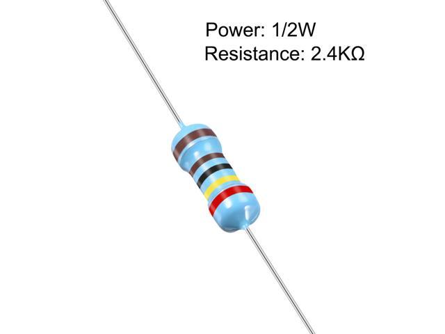 Click here for 1/2W 2.4K Ohm Metal Film Resistors 0.5W 1 Toleranc... prices
