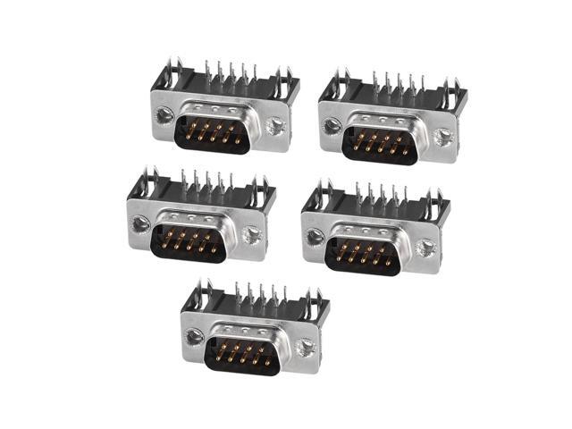 Click here for D-sub Connector Male Plug 9-pin 2-row Right Angle... prices
