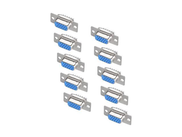 Click here for D-sub Connector Female Socket 15-pin 3-row Port Te... prices