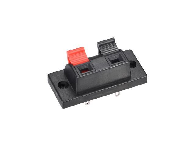 Click here for 2 Way Spring Speaker Terminal Clip Push Release Co... prices