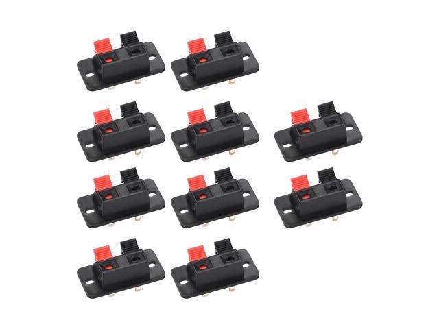 Click here for 2 Way Spring Speaker Terminal Clip Push Release Co... prices