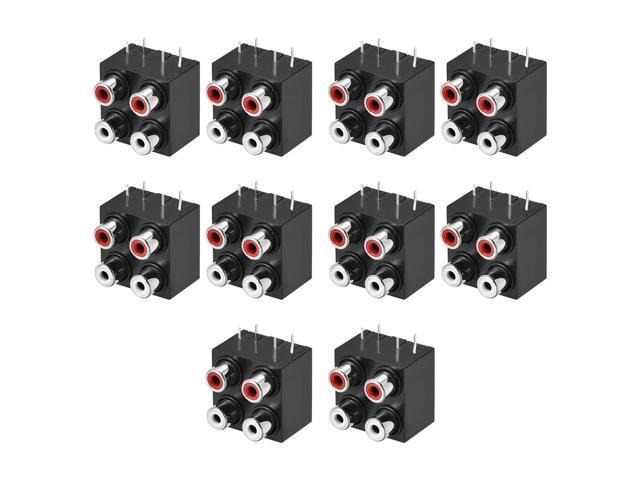 Click here for AV Concentric Outlet 4 RCA Female Jack 6-Pin Conne... prices