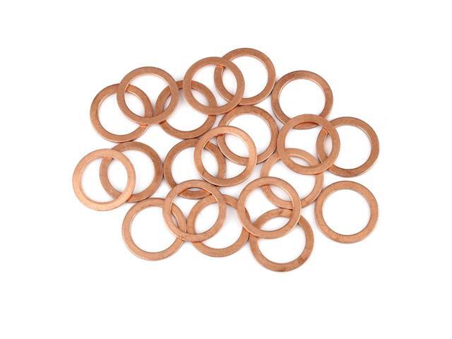 Click here for 20pcs Copper Washer Flat Sealing Gasket Ring Space... prices