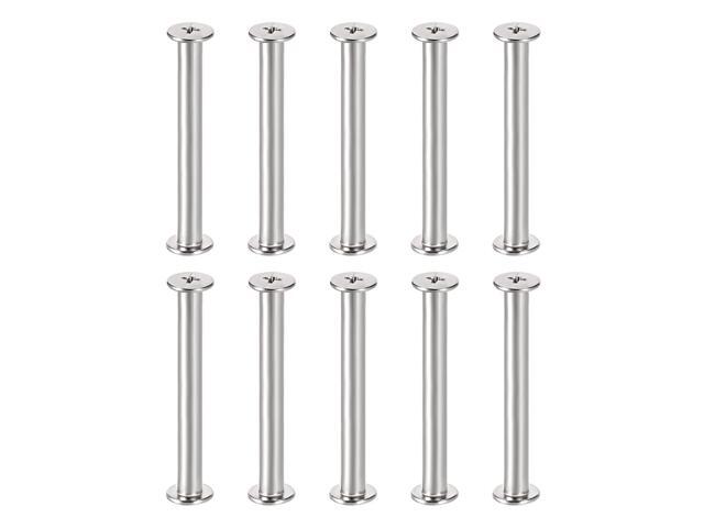 Click here for M4x40mm Round Cross Head Screw Post Binding Leathe... prices