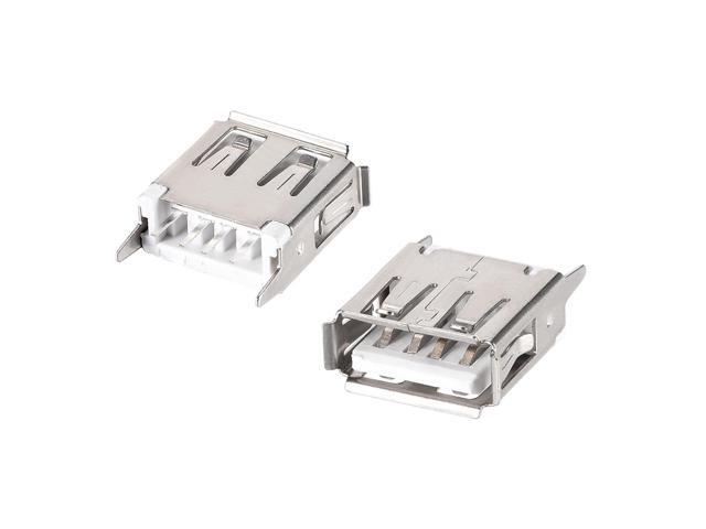 Click here for 10PCS USB 2.0 Type A Female Socket Connector Jack... prices