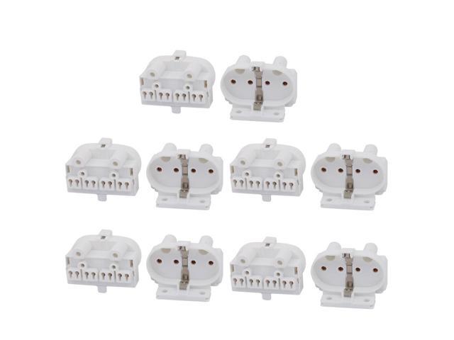 Click here for 10Pcs 2G11-F446 AC 500V 2A H Light Socket Base Flu... prices