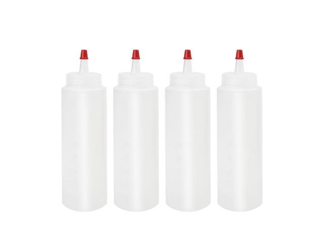 Click here for 4pcs Plastic 8 Oz Red Tip Cap Squeeze Bottle Condi... prices