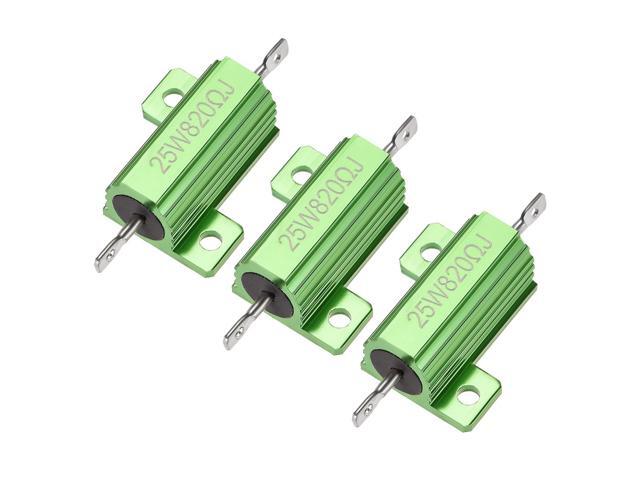 Click here for 25W 820 Ohm 5 Aluminum Housing Resistor Screw Tap... prices