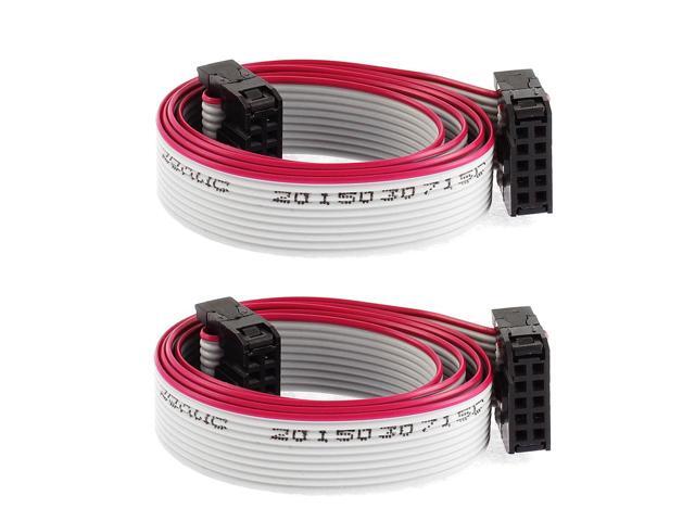 Click here for 2 Pcs 10 Pin 10 Wire IDC Socket Flat Ribbon Cable... prices