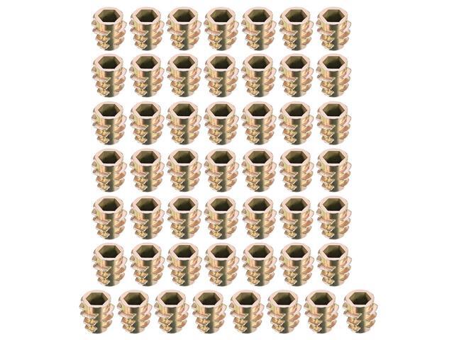 Click here for Threaded Insert Nuts Zinc Alloy Hex-Flush M5 Inter... prices