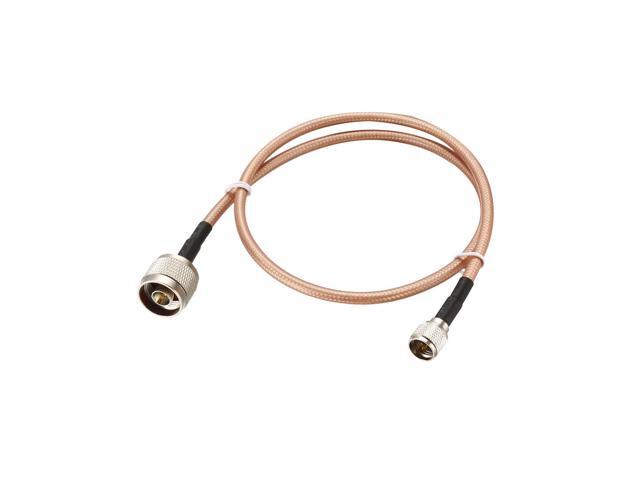 Click here for Mini UHF Male to N Male Right Angle RG400 RF Coaxi... prices