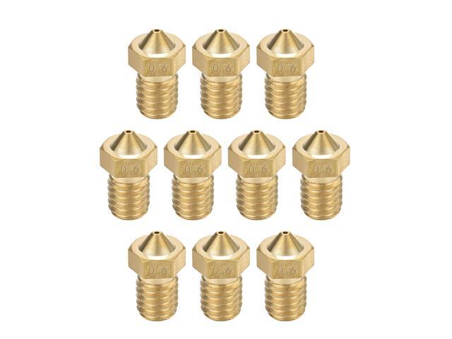 Click here for 10pcs 3D Printer Nozzle Brass V6 Nozzle 0.6mm Extr... prices
