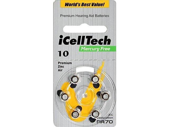 Click here for iCellTech Hearing Aid Batteries  0Hg (60 Batteries... prices