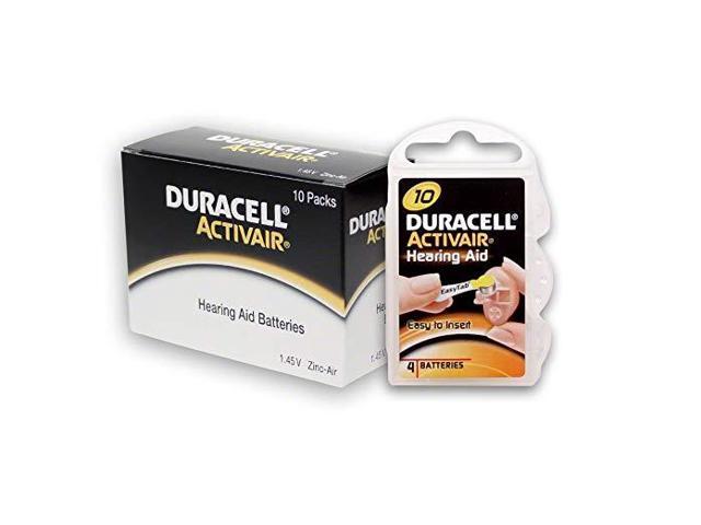 Click here for Duracell Size 10 Activair Hearing Aid Batteries 40... prices