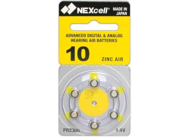 Click here for NEXcell Size 10 No Mercury Zinc Air Hearing Aid Ba... prices