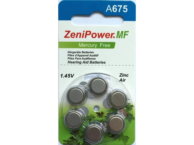 Click here for ZeniPower Size 675 No Mercury Zinc Air Hearing Aid... prices