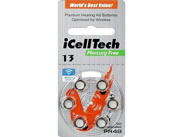 Click here for iCellTech Mercury Free Hearing Aid Batteries Size... prices