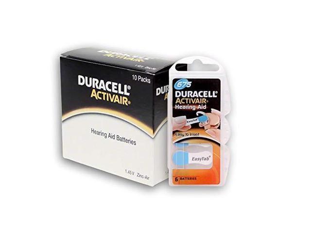 Click here for Duracell Size 675 Activair Hearing Aid Batteries 6... prices