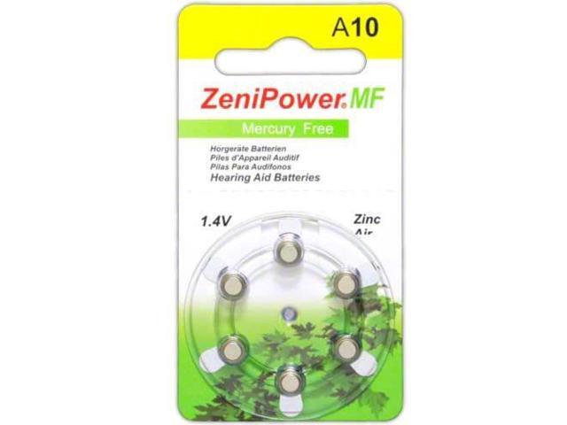 Click here for ZeniPower Size 10 No Mercury Zinc Air Hearing Aid... prices