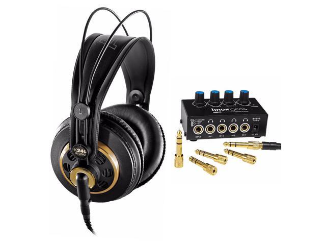 Click here for AKG K240 Professional Studio Headphones with Knox... prices