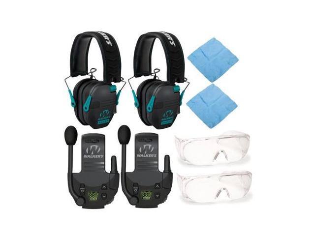 Click here for Walkers Razor Shooting Muffs (Black/Teal) (2 Pack)... prices