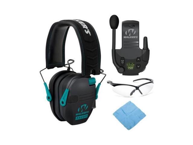 Click here for Walkers Razor Slim Electronic Muff (Black/Teal) wi... prices