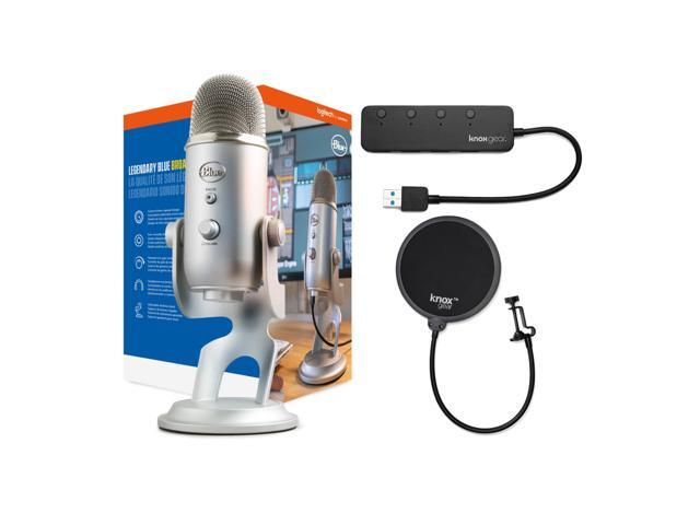 Click here for Blue Microphone Yeti USB Mic (Silver) with Knox Ge... prices