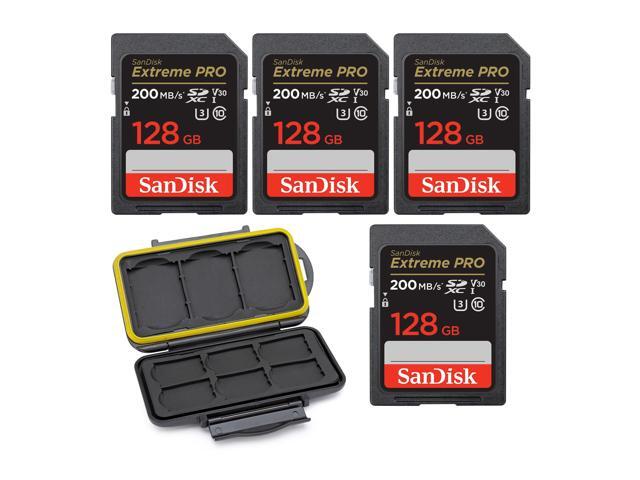 Click here for SanDisk 128GB Extreme PRO 200MB/s Memory Card (4-p... prices