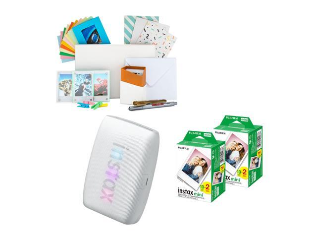 Click here for Fujifilm INSTAX MINI LINK 3 C WHITE 40 EXP BUNDLE prices