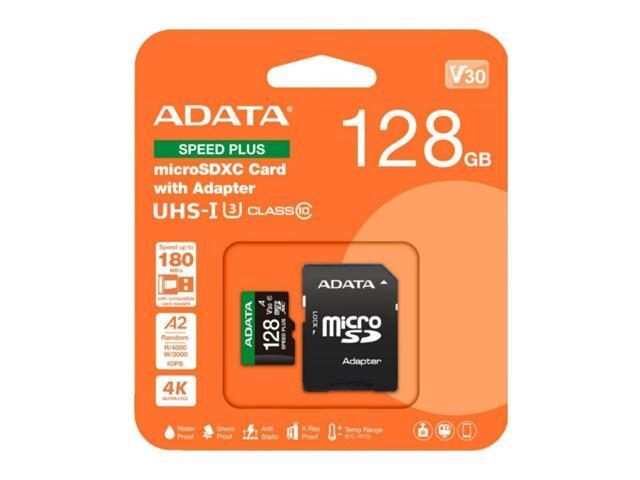 Click here for ADATA SPEED PLUS 128GB microSDXC UHS-I U3 Class 10... prices