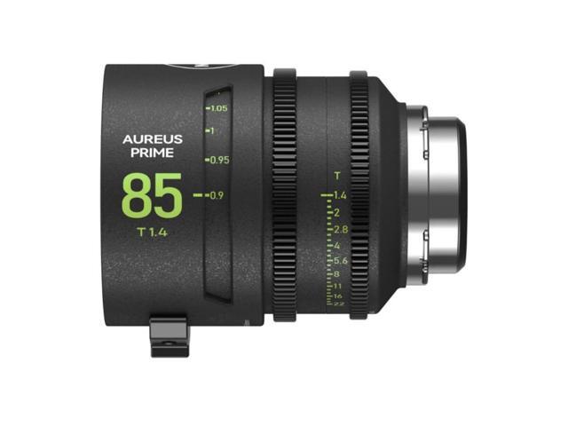 NiSi 85mm Aureus Prime Full Frame T1.4 Cinema Lens with Virtually Zero Focus Breathing and 46mm Imaging Circle (PL Mount)