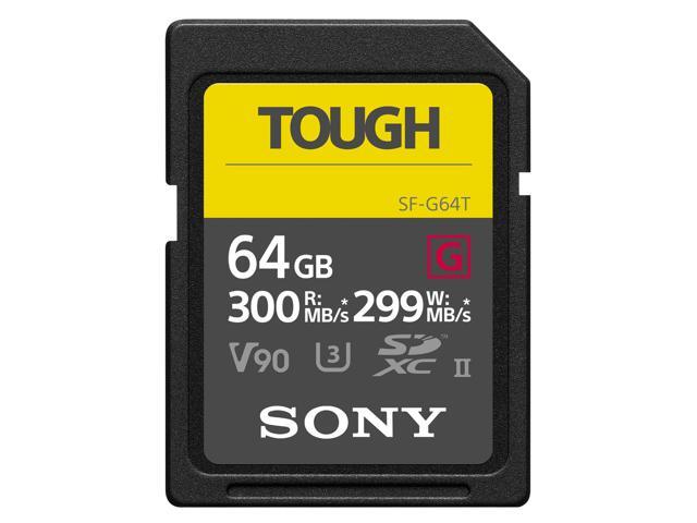 Sony 64Gb Uhs-Ii Tough G-Series Sd Card - Black